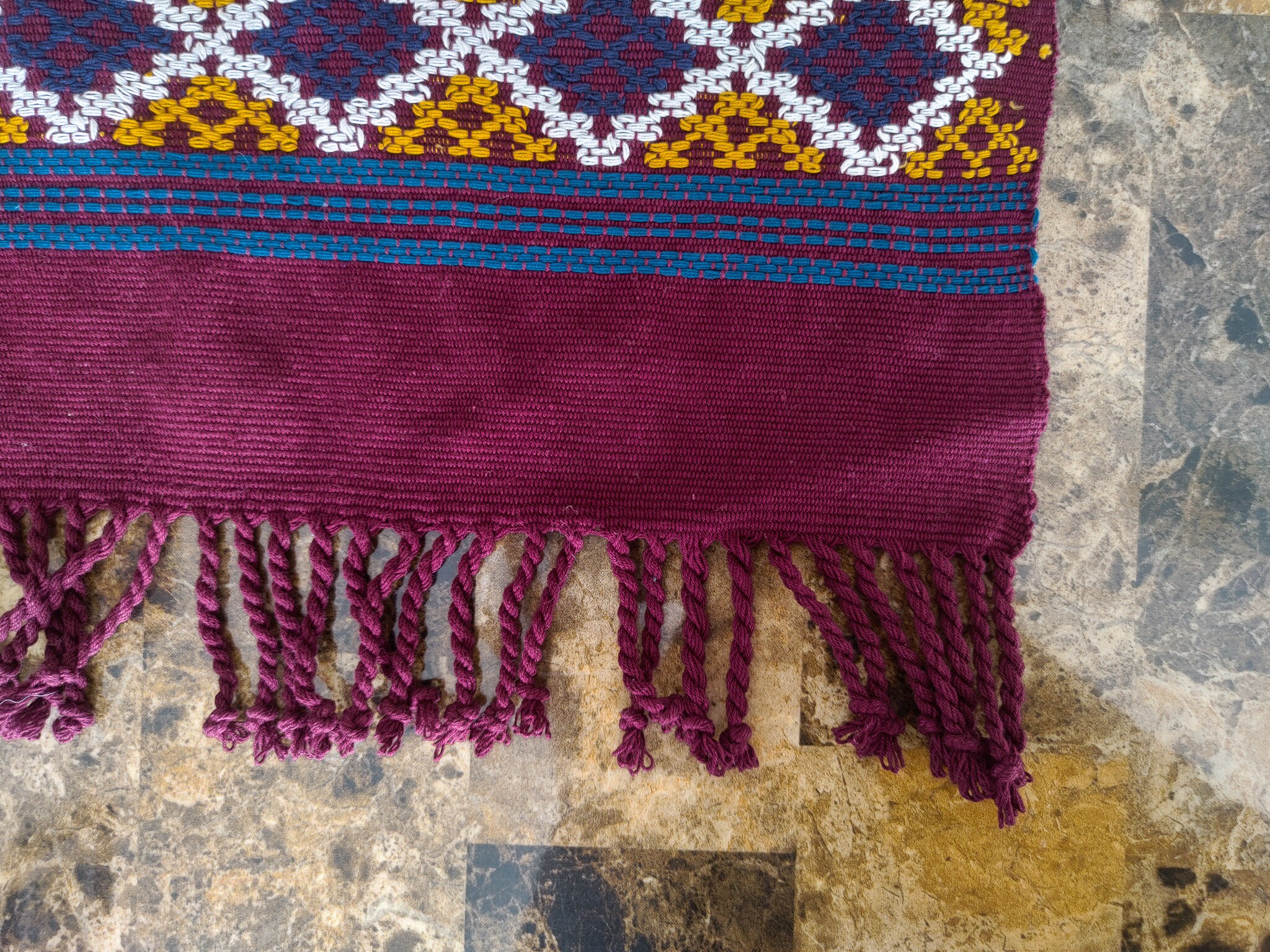 Guatemalan Table Runner, Mayan Textile Handwoven by Indigenous Women ...