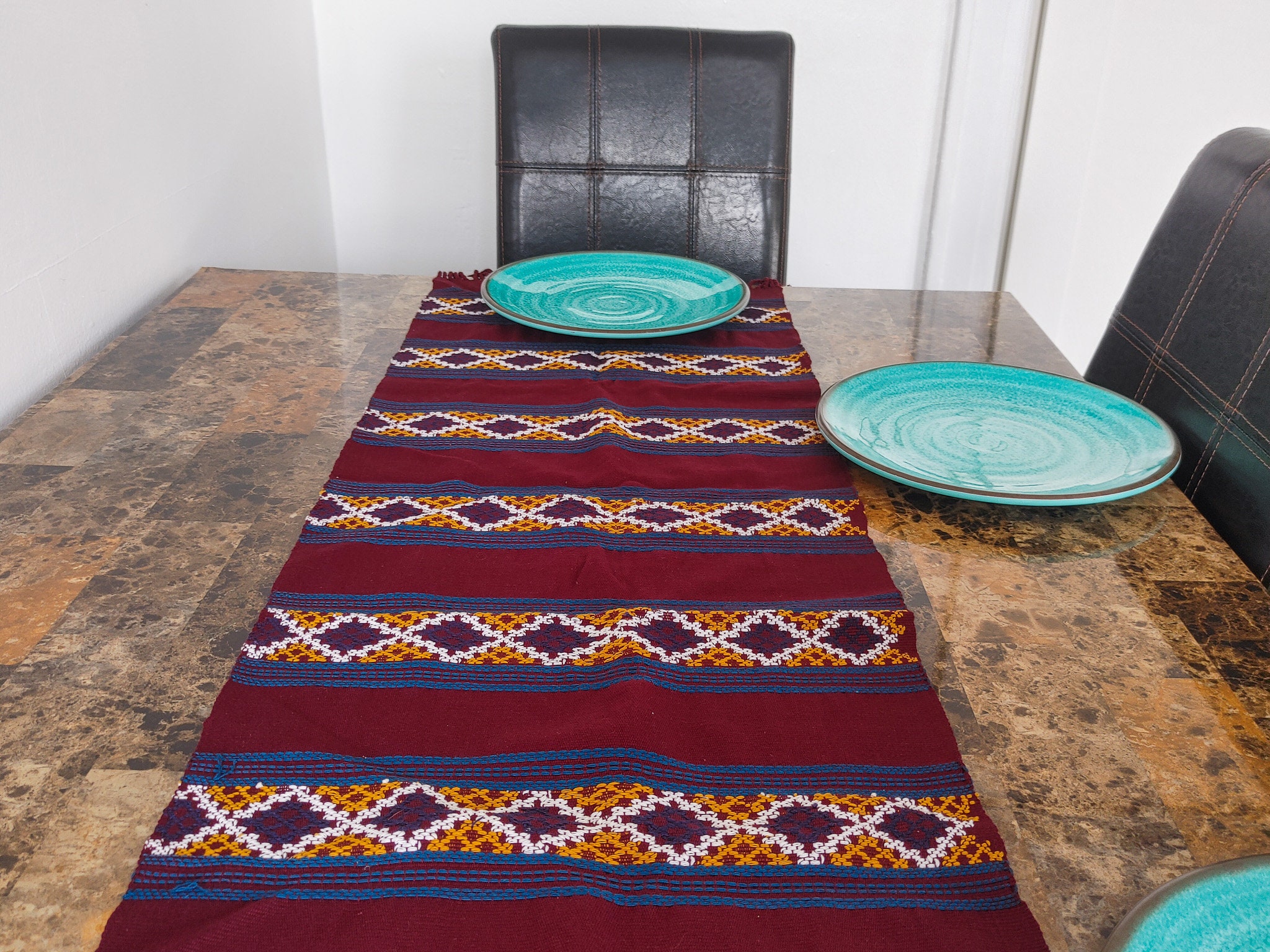 Guatemalan Table Runner, Mayan Textile Handwoven by Indigenous Women ...