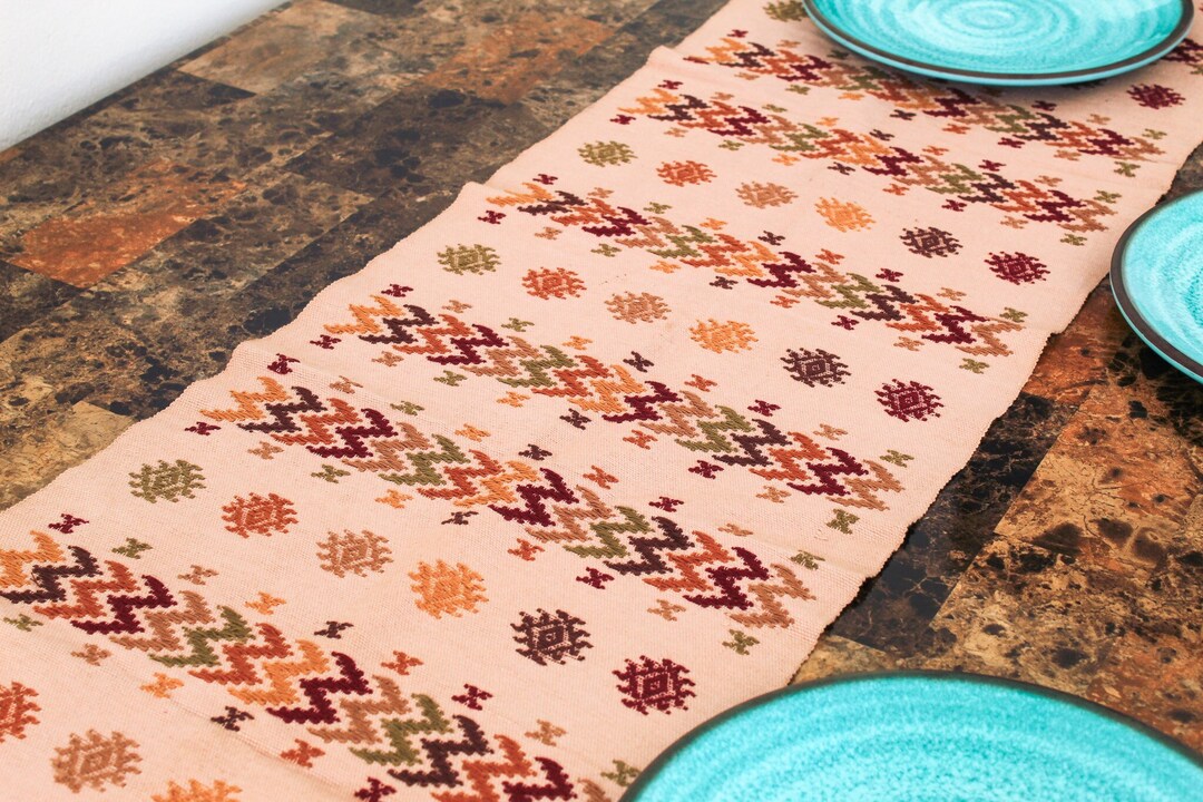 Guatemalan Table Runner, Guatemalan Textile Tablecloth Handwoven by ...