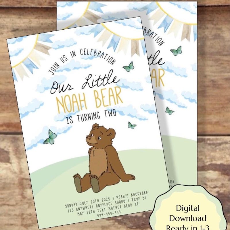 Little Bear Birthday Party Decor - Etsy