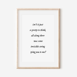 Taylor Swift Lyric Print PRINTABLE Wall Art Taylor Swift - Etsy