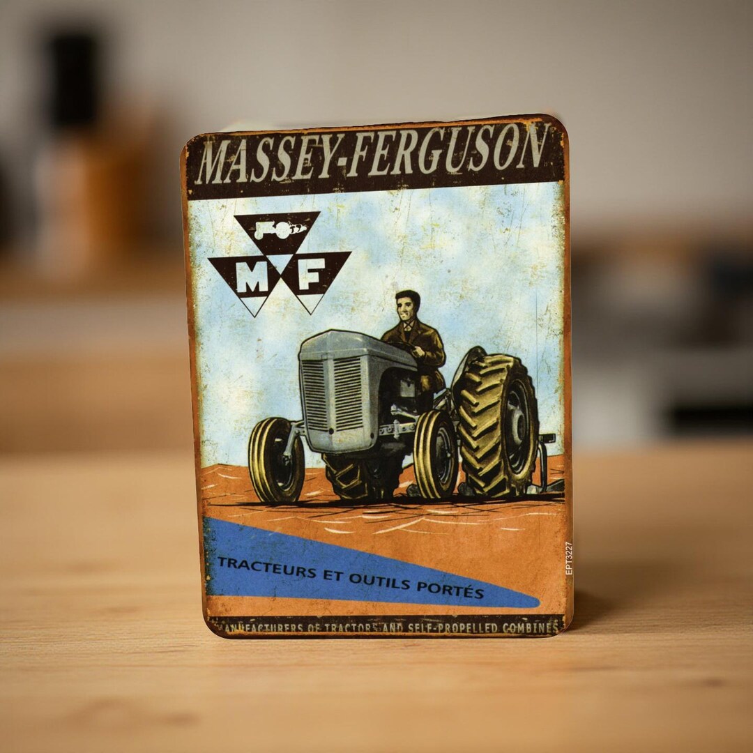 Vintage Metal Sign Massey Ferguson TE20 - Etsy
