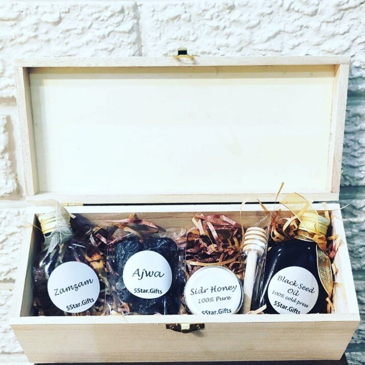 Islamic Gifts Sunnah Box Discovery Set , Pure Zam Zam Water, Pure Sidra ...