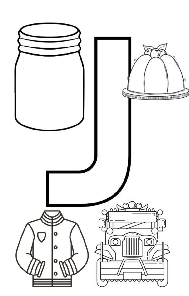 ABC Letter Coloring Pages | Printable Alphabet Workbook for Preschool ...
