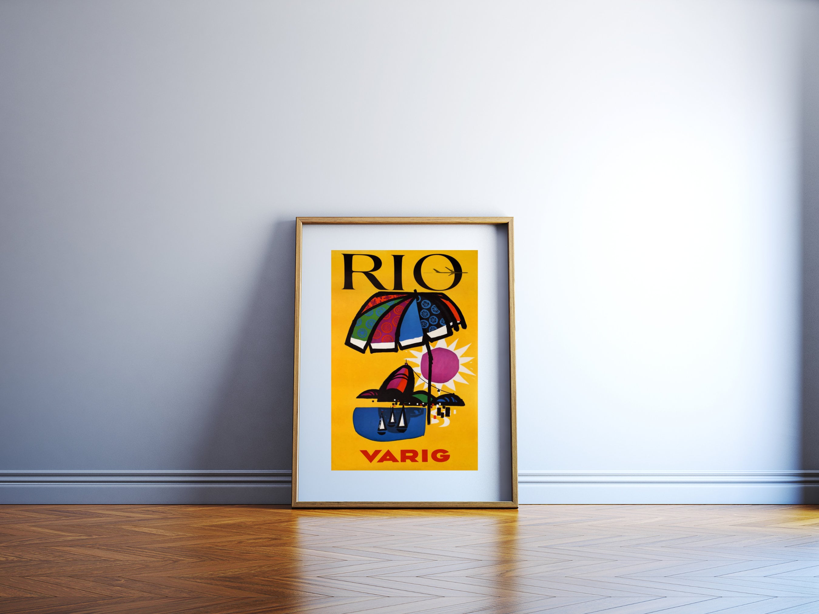 Rio Brazil Vintage Travel Poster Instant Digital Download - Etsy