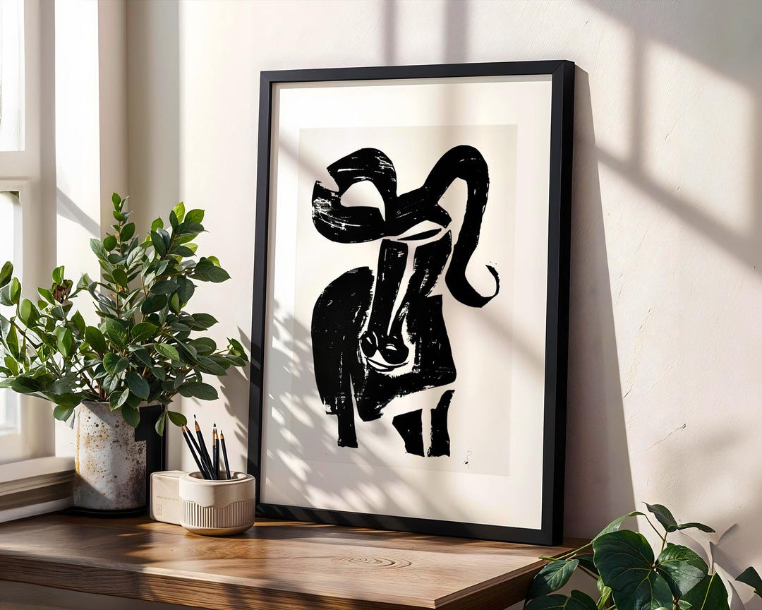 Ramshackle Art Print - Minimalist Bold Design - Home Wall Decor ...