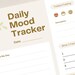 Mood Tracker | Self Help Planner | Self-care Journal | Mental Health ...