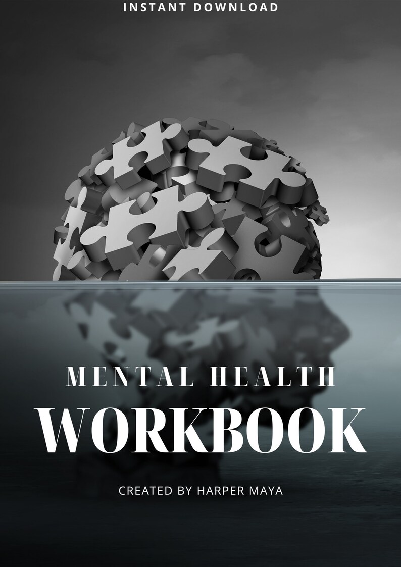 Mental Health and Self Help Workbook | Self Help Workbook | Self-care ...