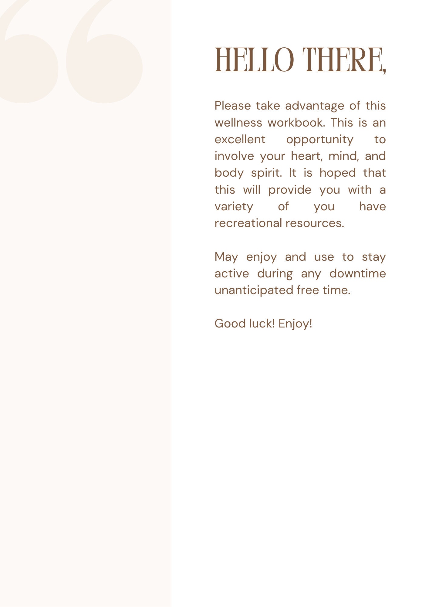 Mental Health and Self Help Workbook Self Help Workbook Self-care ...