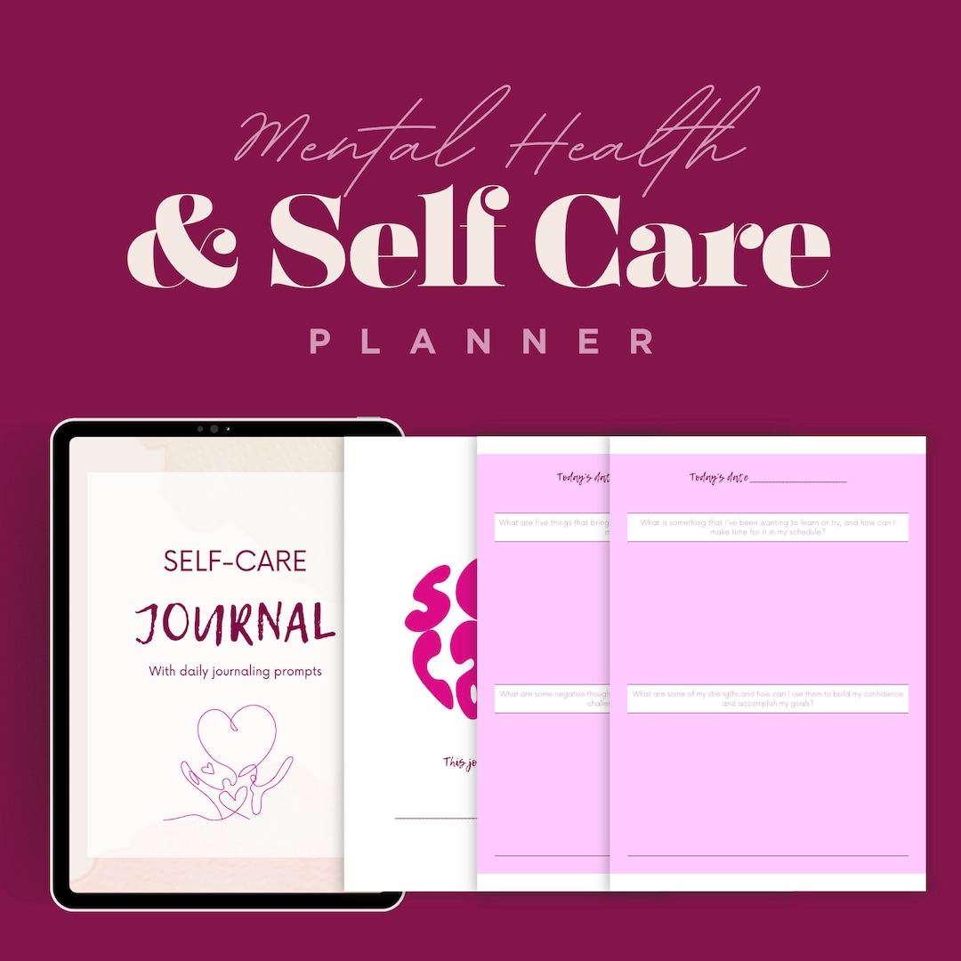 Mental Health Journal | Self Help Planner | Self-care Journal | Mental ...
