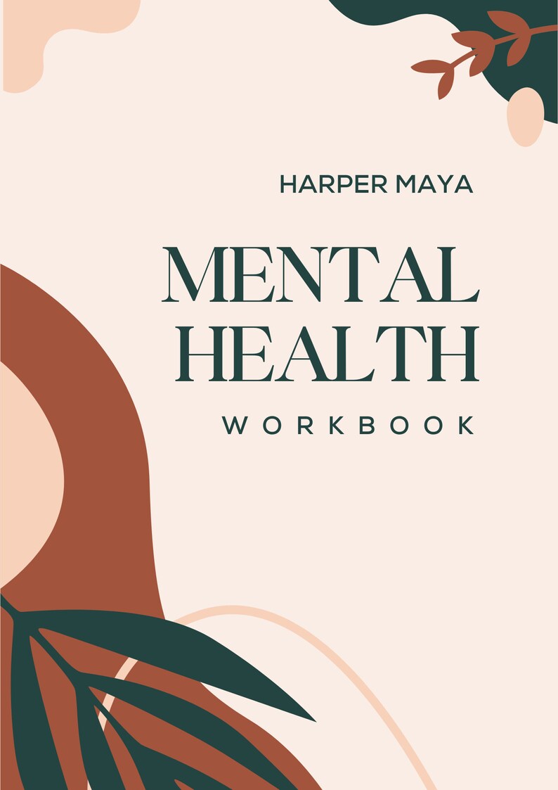 Mental Health and Self Help Workbook Self Help Workbook Self-care ...