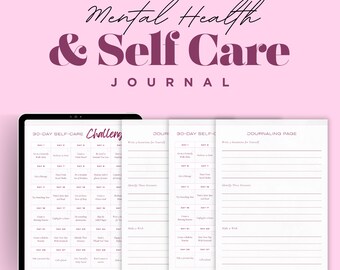 Mental Health Planner | Self Help Planner | Self-care Journal | Mental ...