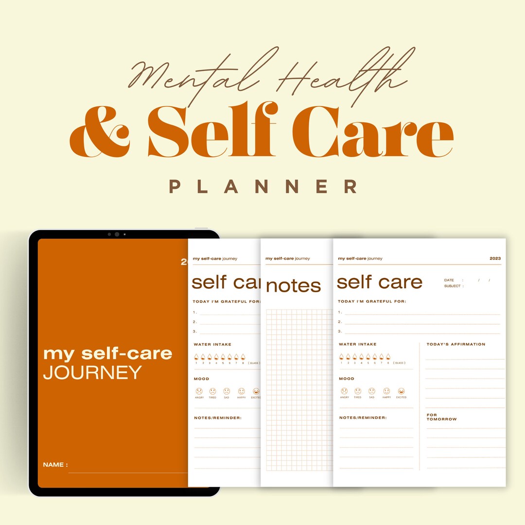 Mental Health Planner | Self Help Planner | Self-care Journal | Mental ...