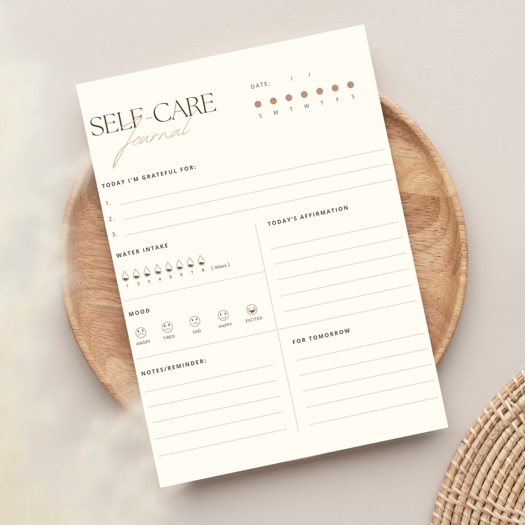 Mental Health Planner Self Help Planner Self-care Journal Mental Health ...