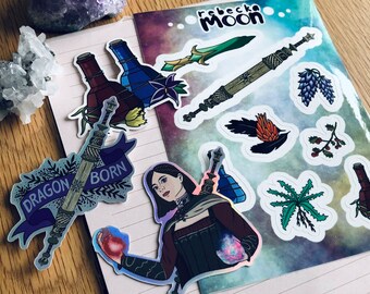 Elder Scrolls Stickers - Etsy UK