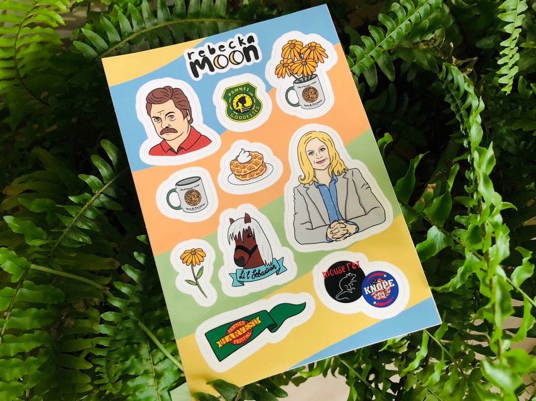 Parks Apartment Sticker Sheet Parks and Recreation Parks and Rec ...