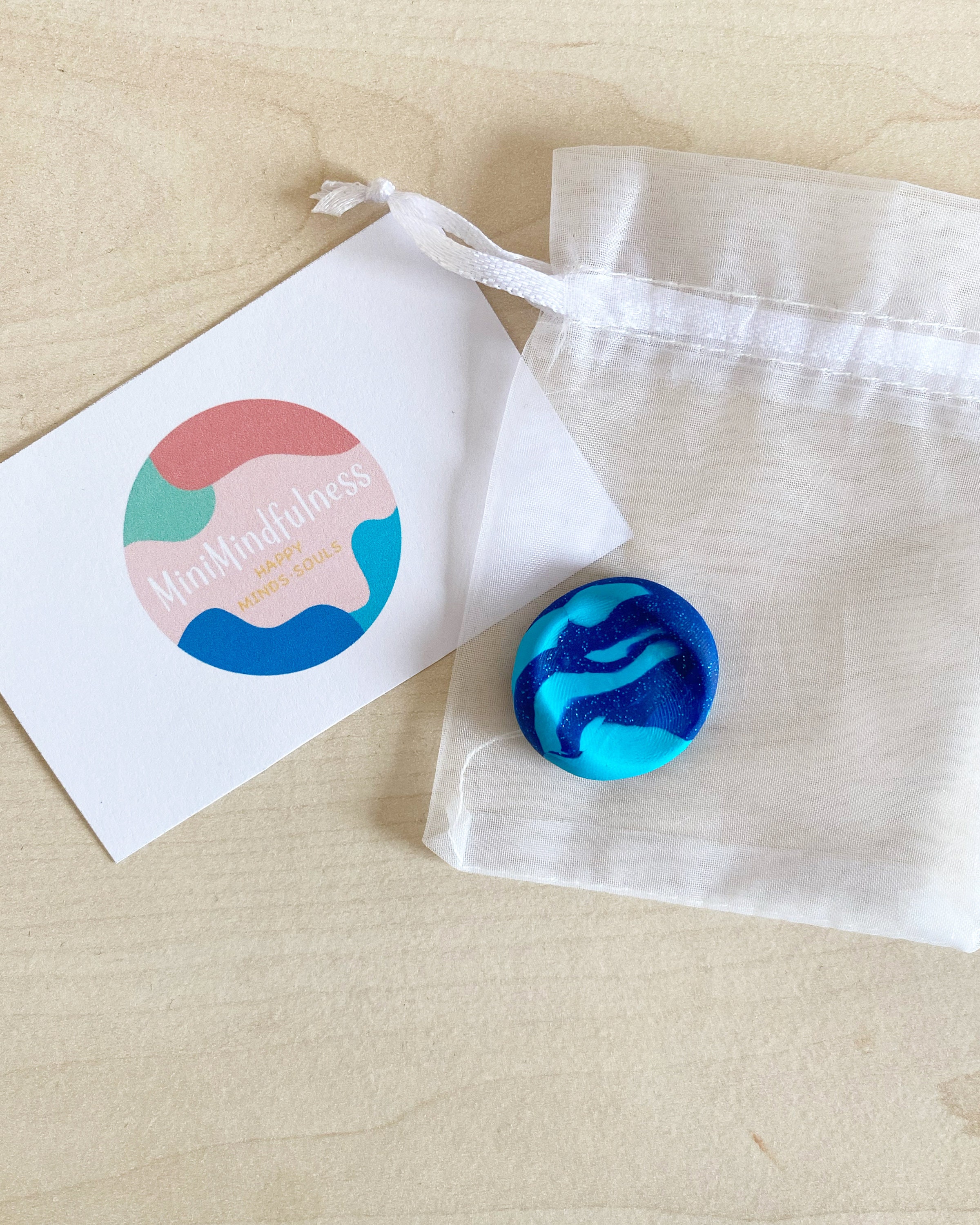 Worry Stone Worry Pebble Fidget Stone Polymer Clay - Etsy UK