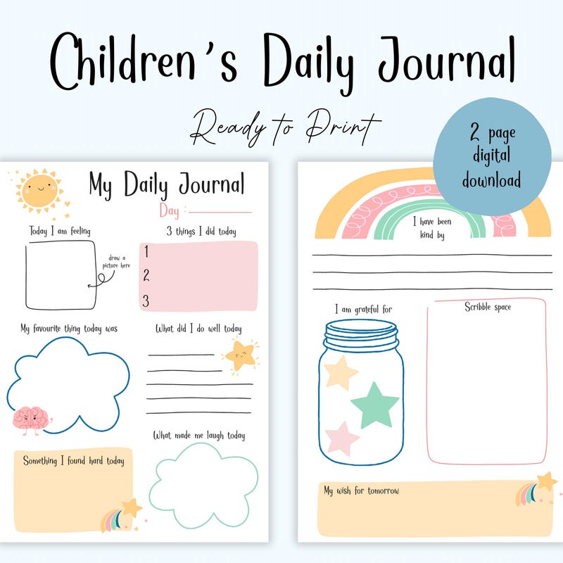 Toddler Journal - Etsy