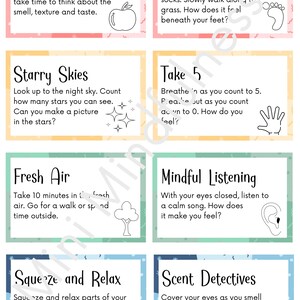 Children’s Mindfulness - Activity Cards - Digital Download - Mindful ...
