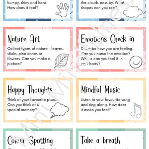 Children’s Mindfulness - Activity Cards - Digital Download - Mindful ...