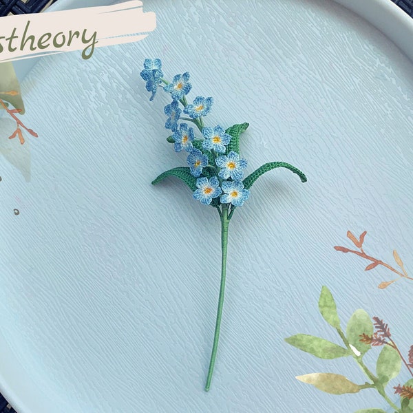 Forget Me Not Hair Pin - Etsy