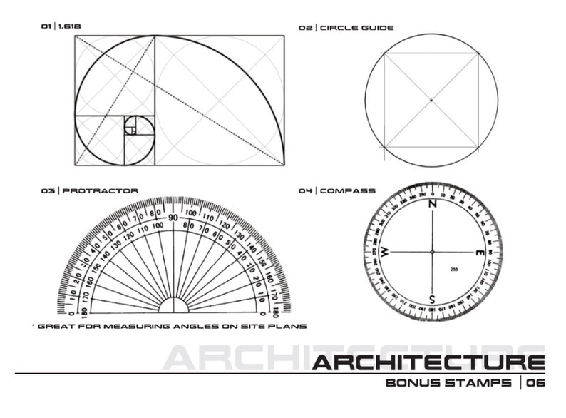 Architecture and Site Plan Sketch Tool Brush Set for Procreate. Copic ...