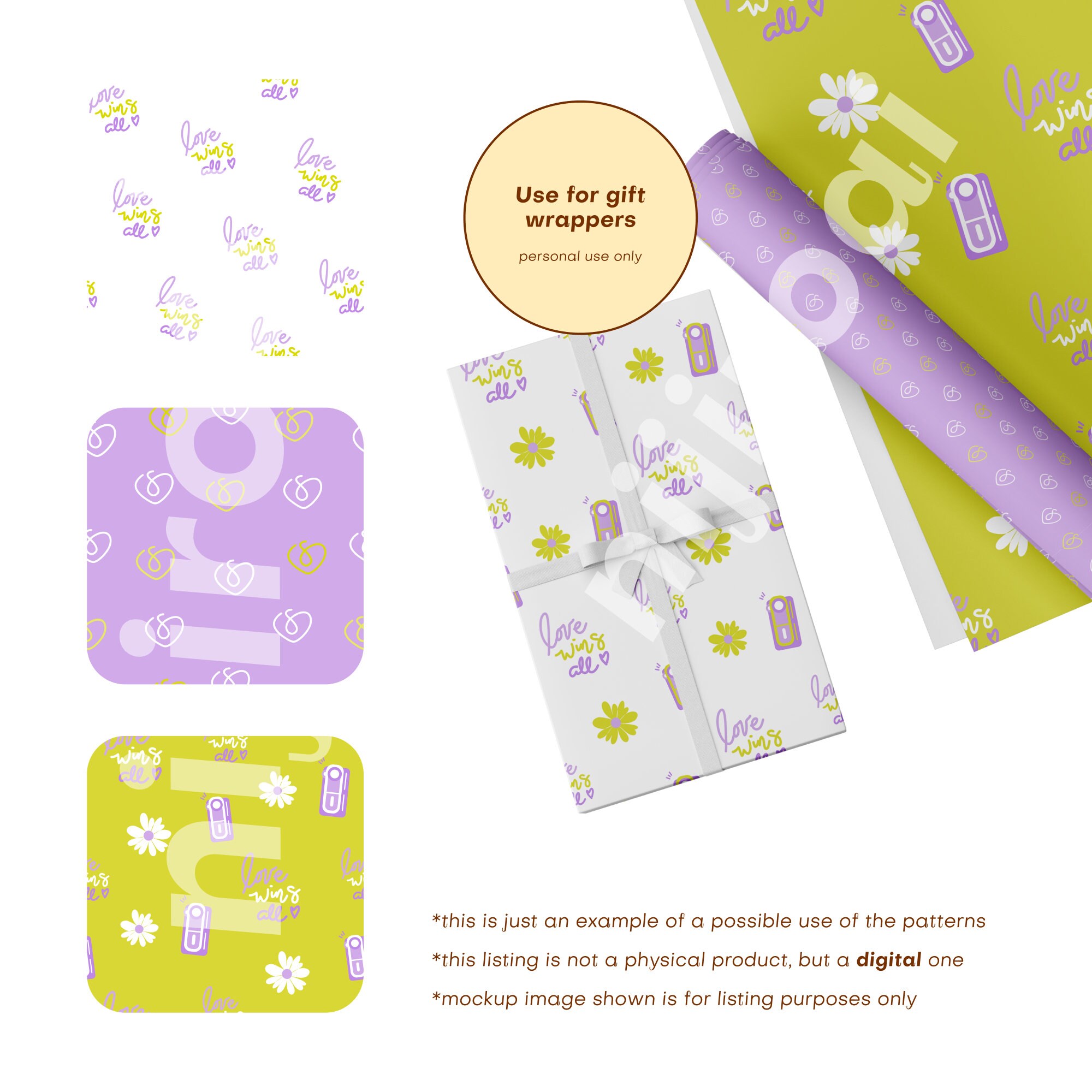 IU Love Wins All Kpop Digital Pattern, Wallpaper Pack for Merch - Etsy