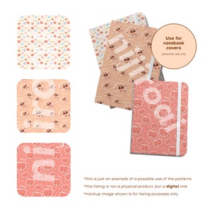 BTS BT21 Kpop Digital Pattern Wallpaper Pack Digital Paper Stationery ...