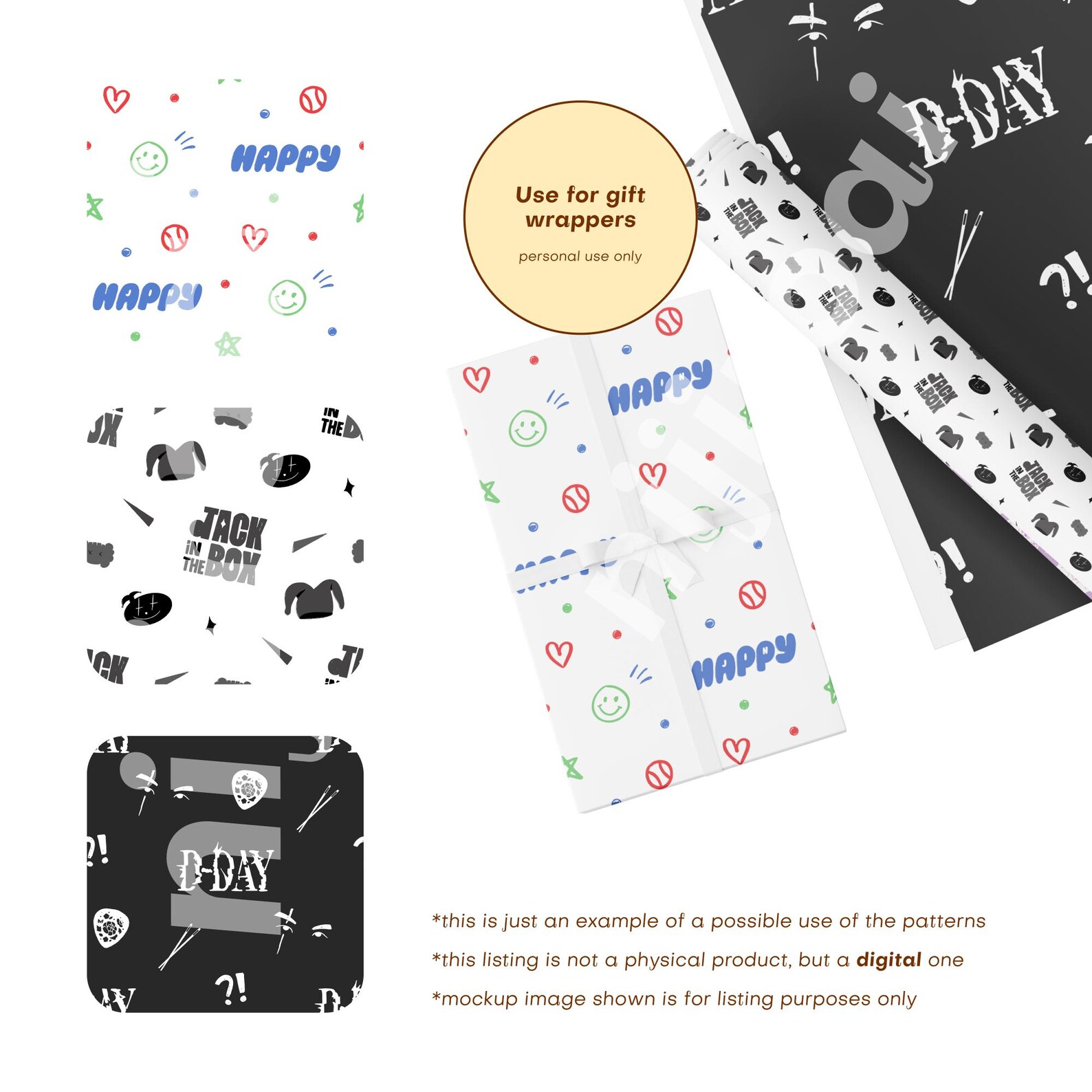 BTS Bundle Album Cover Art Digital Pattern Wallpaper Pack Digital Paper ...