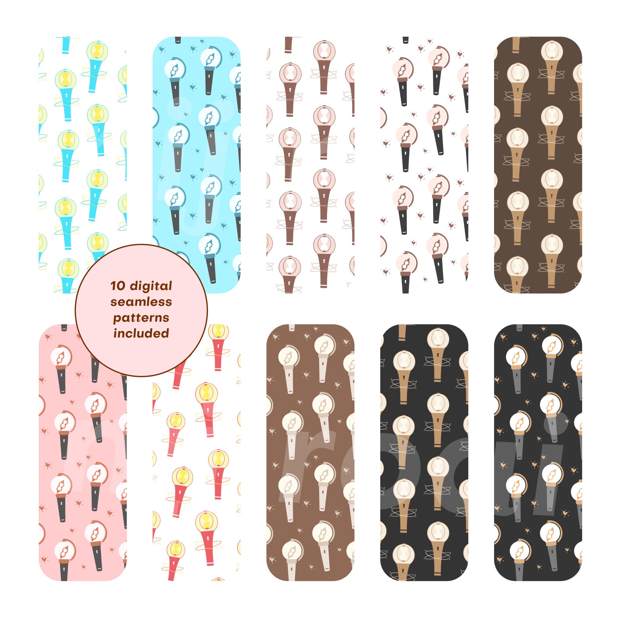 Enhypen Kpop Digital Pattern, Engene Wallpaper Pack - Etsy