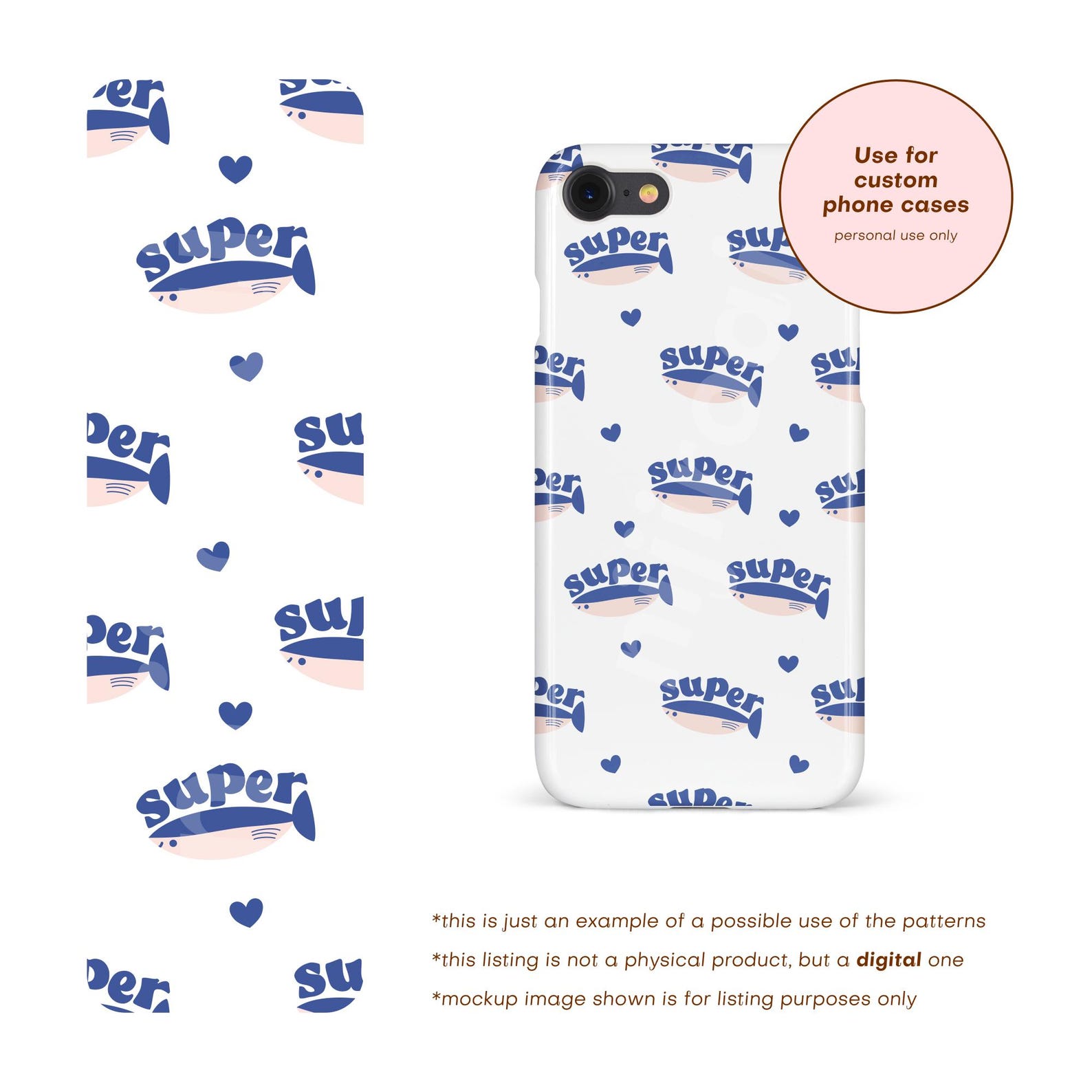 BTS Jin Supertuna Digital Patterns PNG Scrapbook Digital Paper File ...