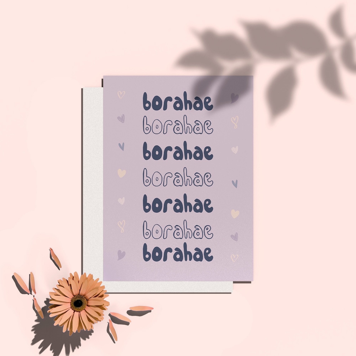 BTS Borahae Printable Photocard Digital Download - Etsy