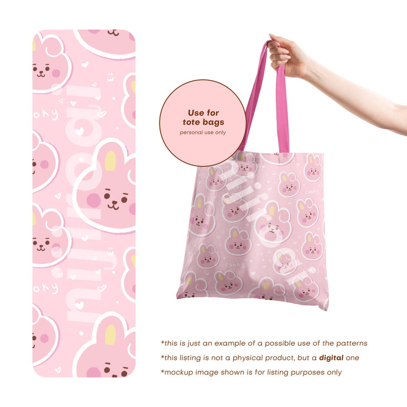 BTS BT21 Kpop Digital Pattern, Wallpaper Pack - Etsy