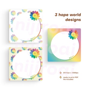 BTS Theme Memo Pad Printable Digital Goodnotes Notepad Design KPOP ...