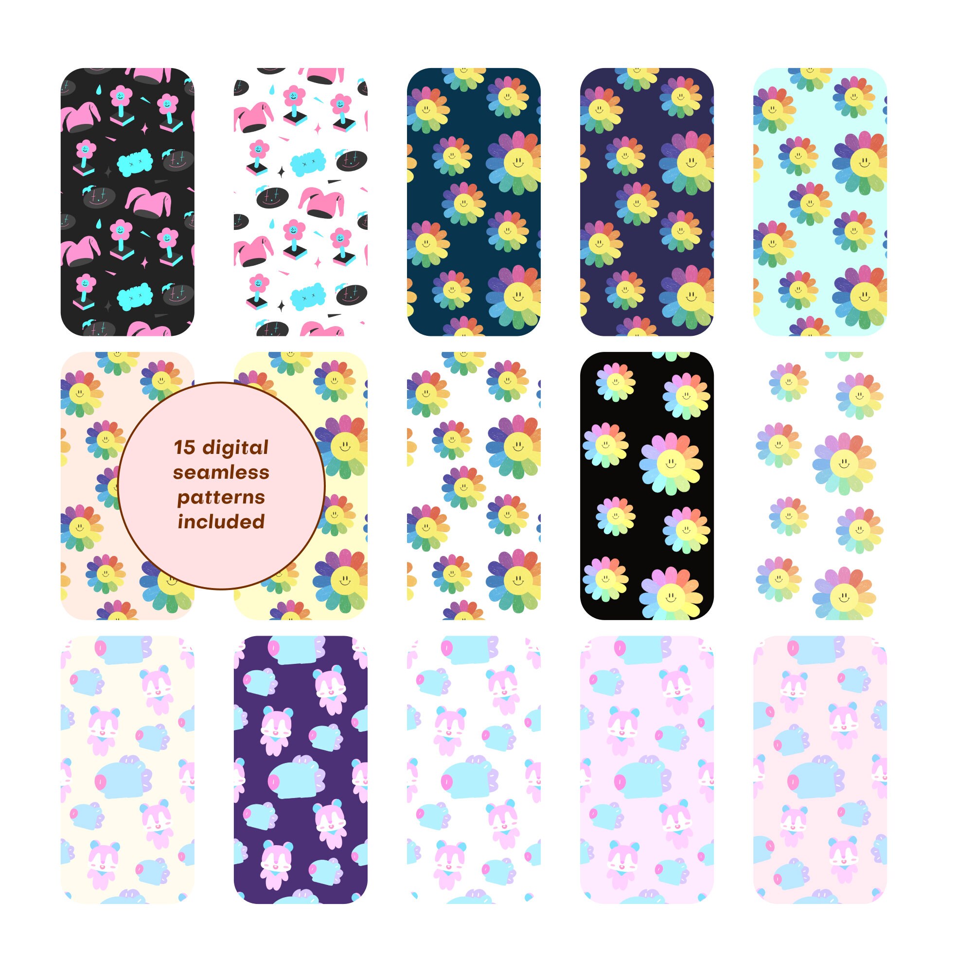 BTS J-hope Kpop Digital Pattern, Wallpaper Pack - Etsy