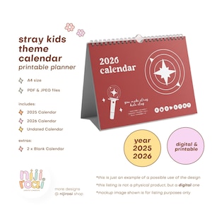 Stray Kids 2026 Calendar Download - Etsy