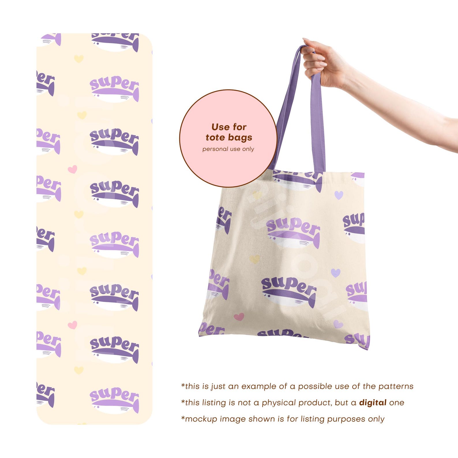 BTS Jin Supertuna Digital Patterns PNG Scrapbook Digital Paper File ...