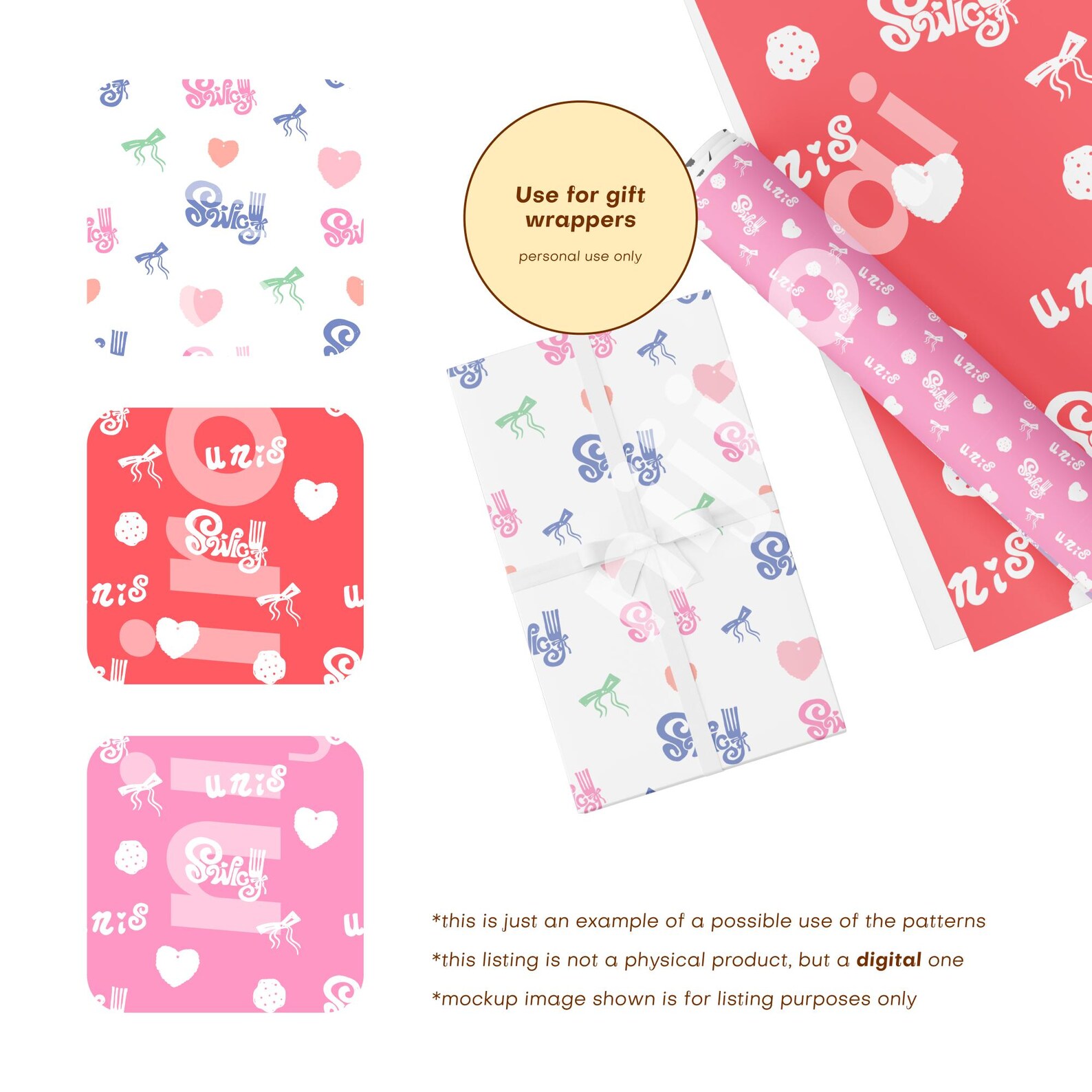 UNIS Swicy Mini Album Cute Kpop Everafter Digital Pattern Wallpaper ...