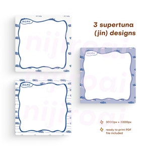 BTS Theme Memo Pad Printable Digital Goodnotes Notepad Design KPOP ...