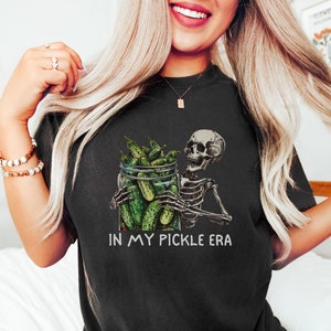 Funny Pickle Lover Skeleton PNG, Pickle Humor, Pickle Jar, Cucumber ...