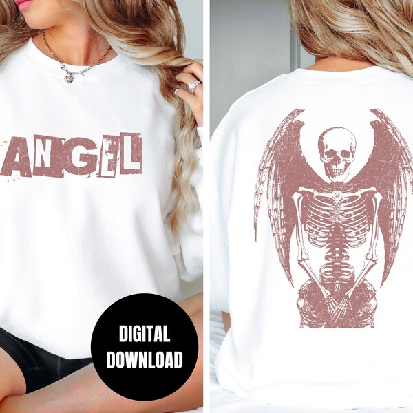 Angel Skeleton - Etsy