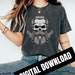Bearded Skull PNG, Skull Skeleton With Beard, Gothic Skull Sublimation ...