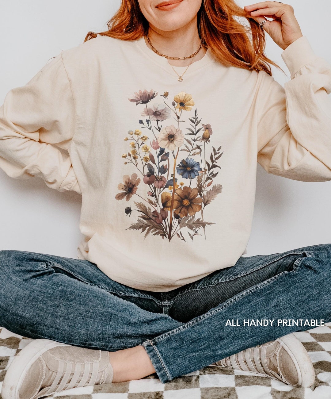 Wildflowers PNG, Spring Boho Wild Flower, Nature Botanical Floral ...