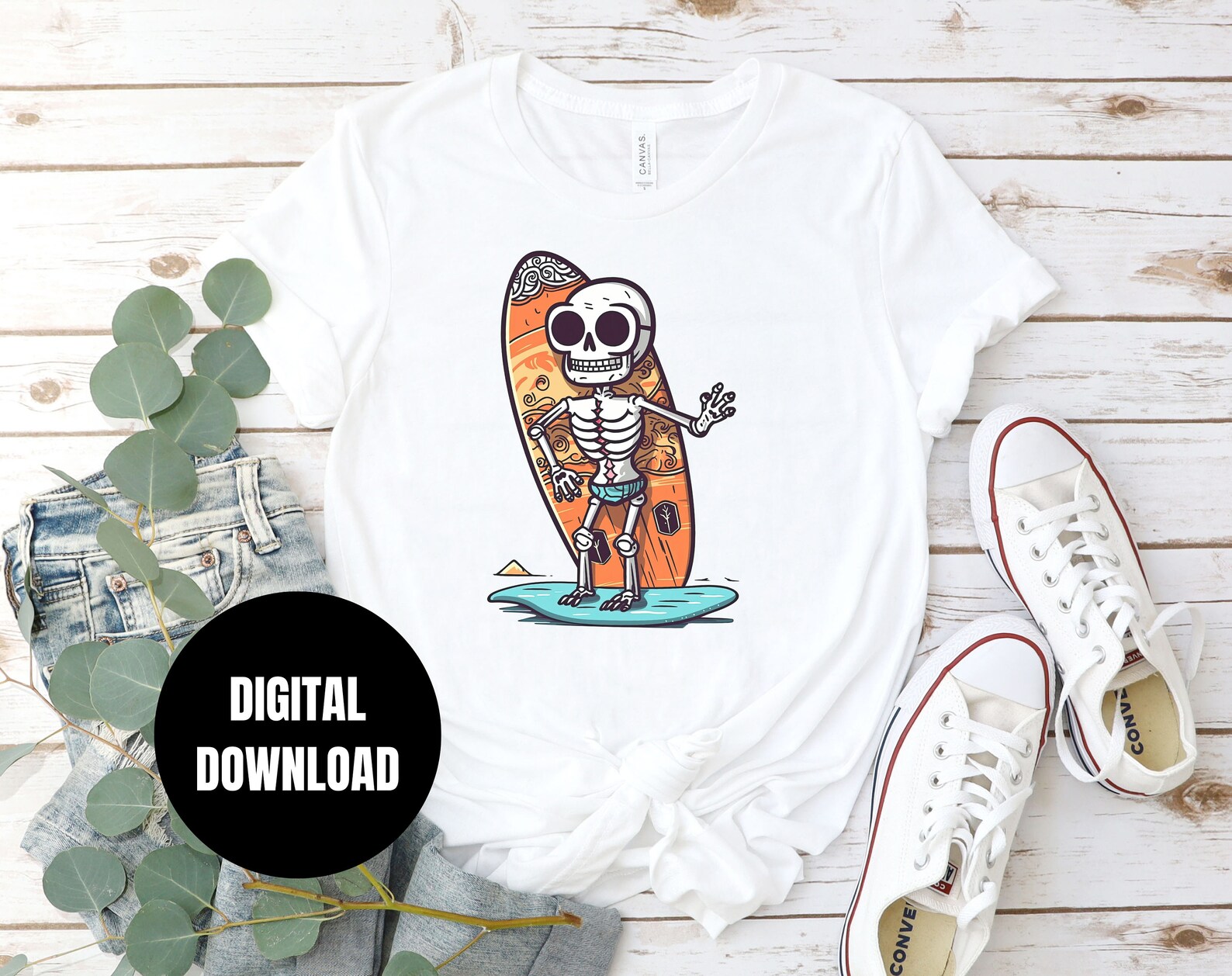 Funny Alien Surfer Skeleton PNG, Fun Surf, Surfing Skeleton Sublimation ...
