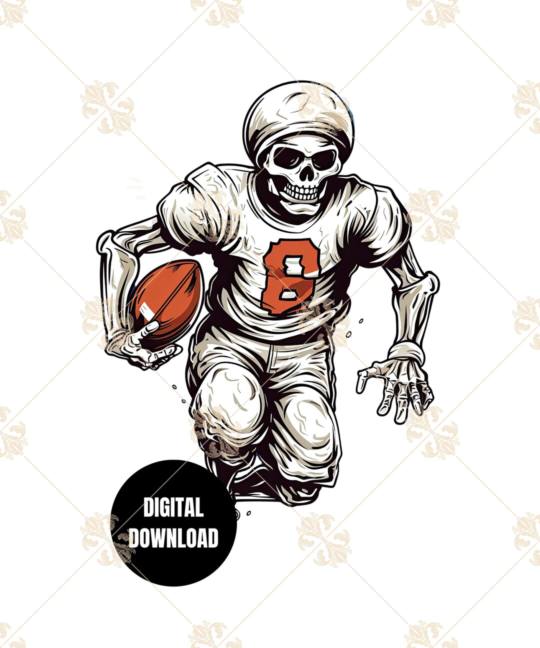 Skeleton American Football PNG, Football Player, Game Day Sublimation ...