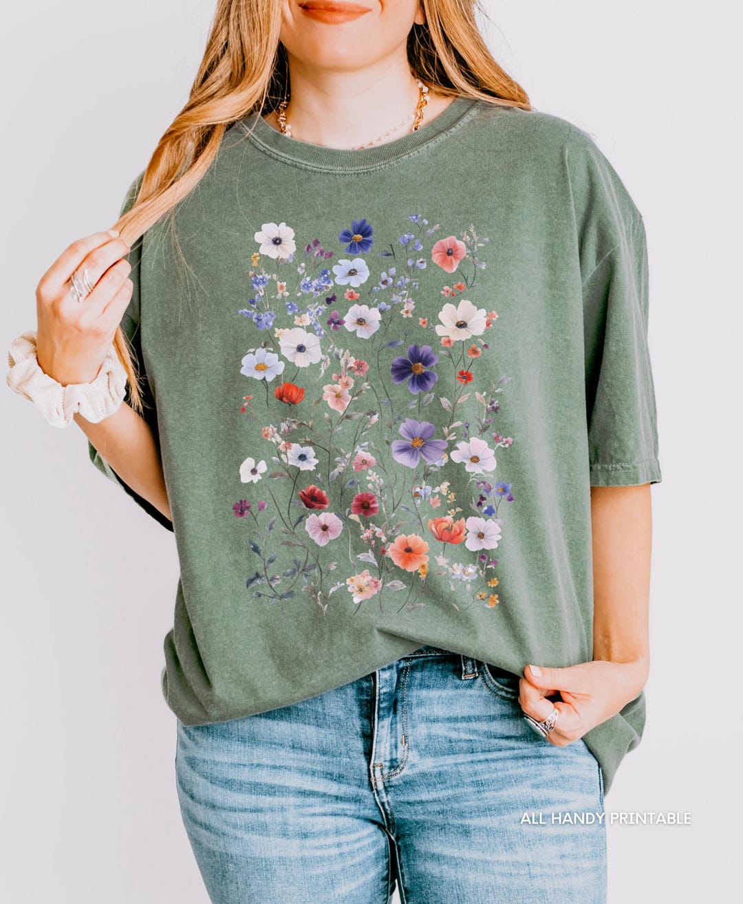 Rustic Wildflowers PNG, Cottagecore Spring Floral, Garden Nature ...