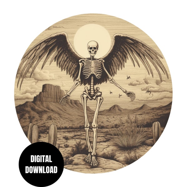 Angel Skeleton - Etsy