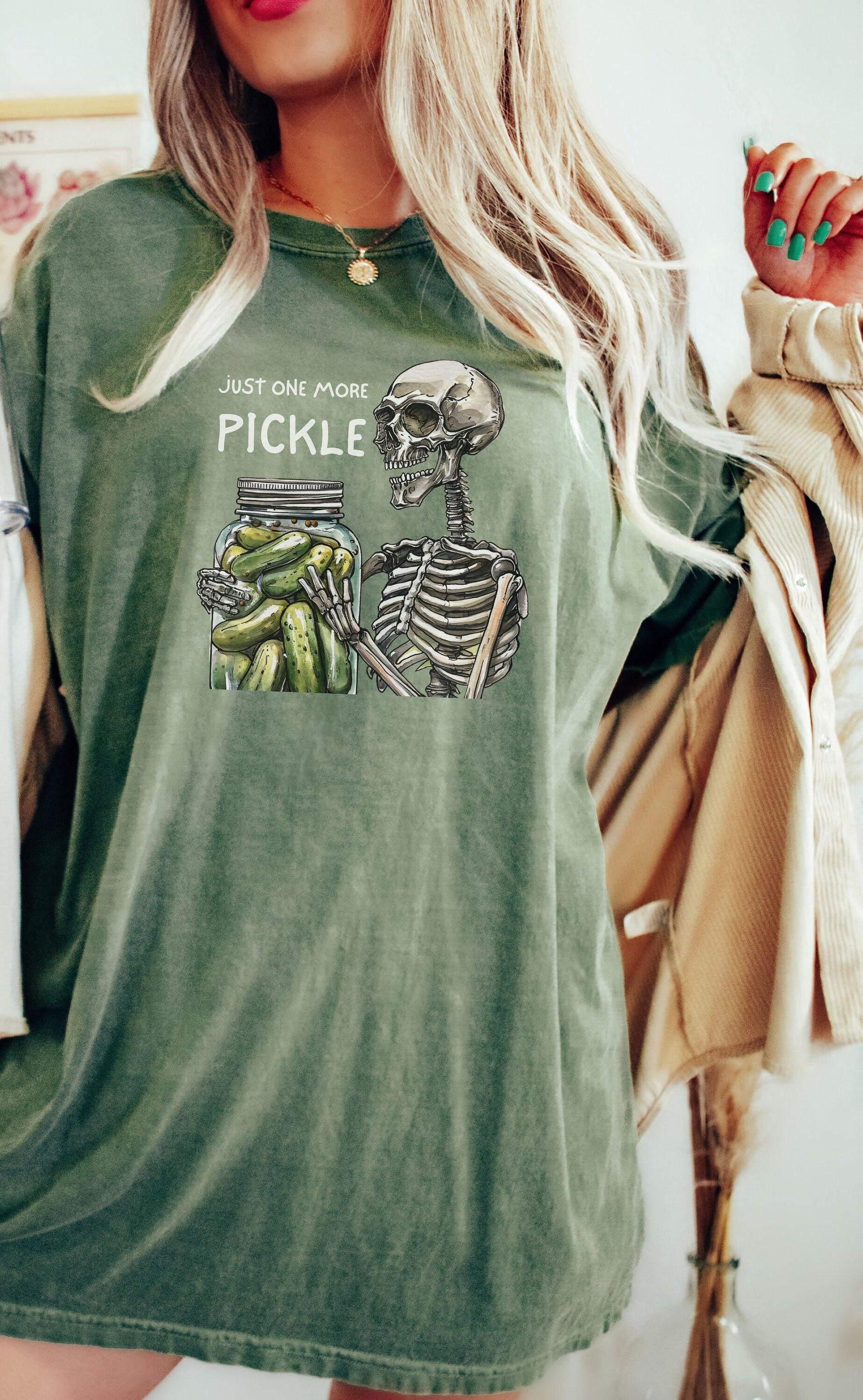 Funny Pickle Lover Skeleton PNG, Pickle Humor, Pickle Jar, Cucumber ...