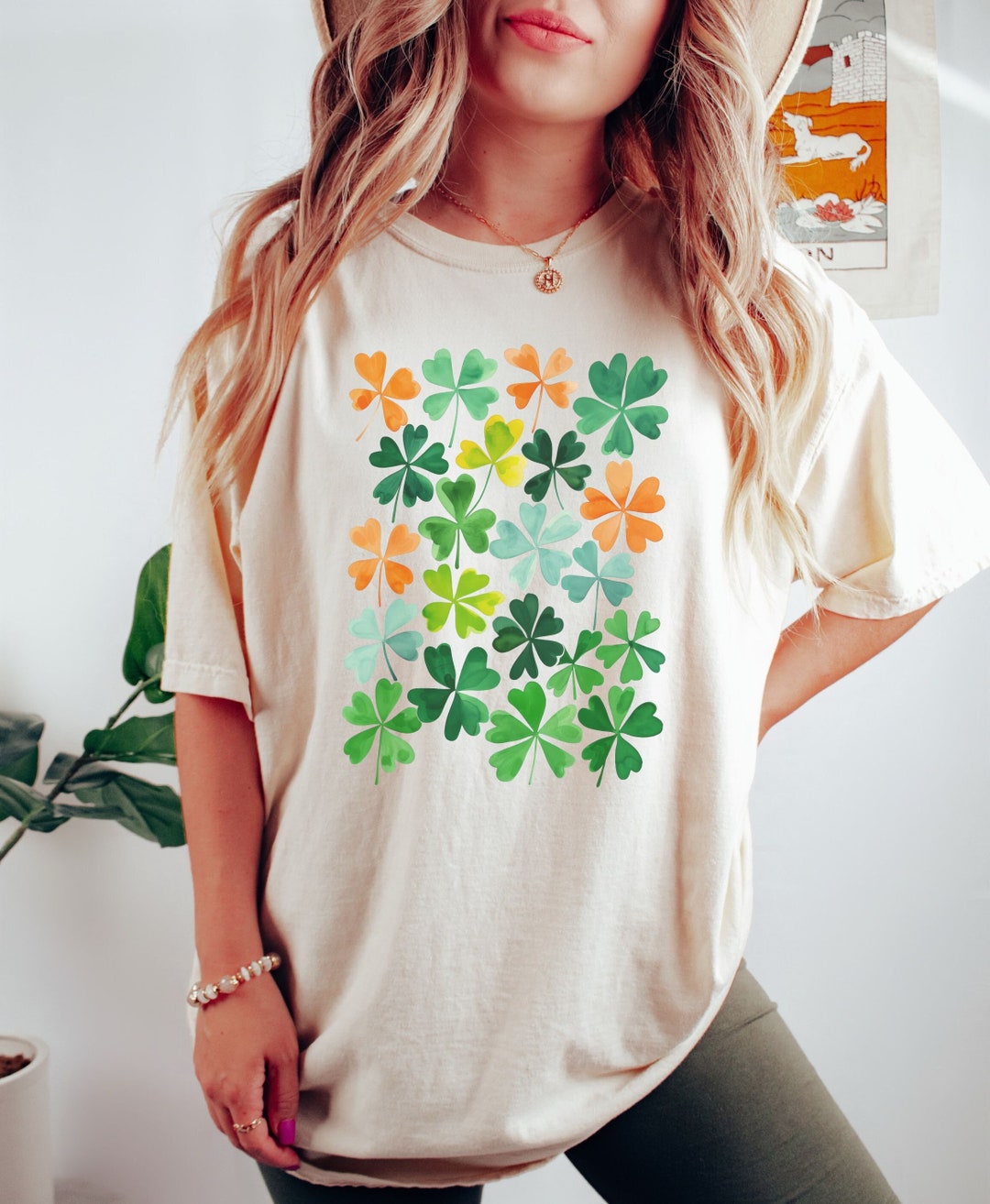 Cottagecore Irish Clover Leaf PNG, Aesthetic Botanical Leaf, St ...