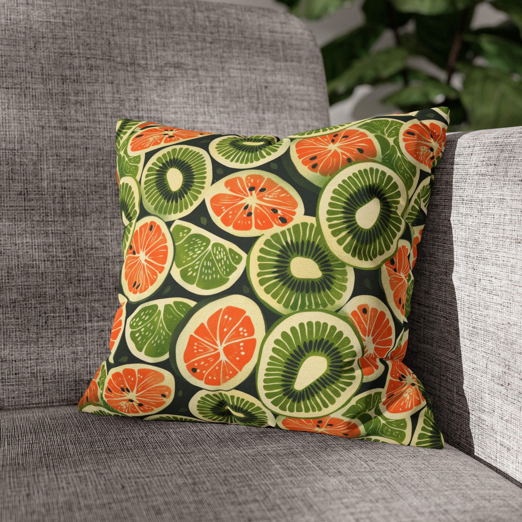 Retro Kiwi Fruit Seamless Pattern JPG, Cottagecore Botanical Kiwi ...